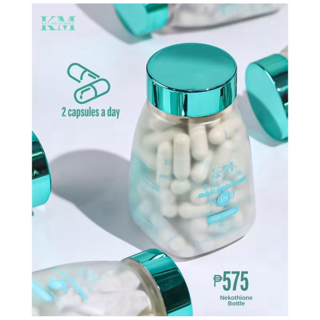 BUY 1 TAKE 1 Nekothione 9in1 by KM Melendez 60 Capsules for Skin Glow, Radiance and Wellness ...