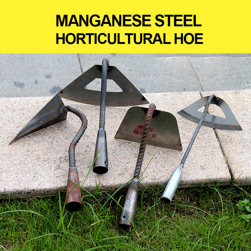 Manganese steel forged hoe grass hoe hollow shape hoe thickened weed ...