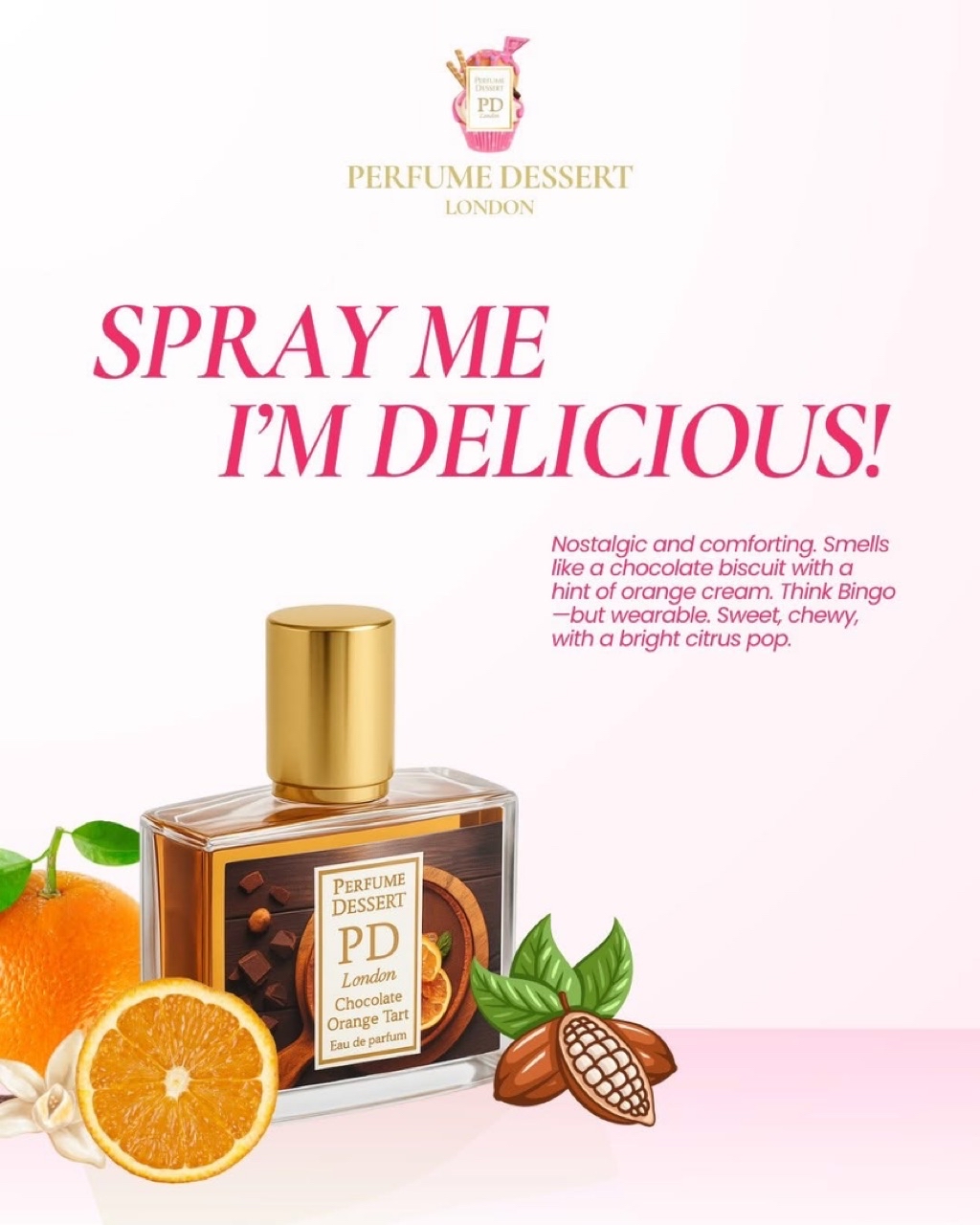 Chocolate Orange Tart 30ml/50ml/100ml Perfume Dessert London Official ...