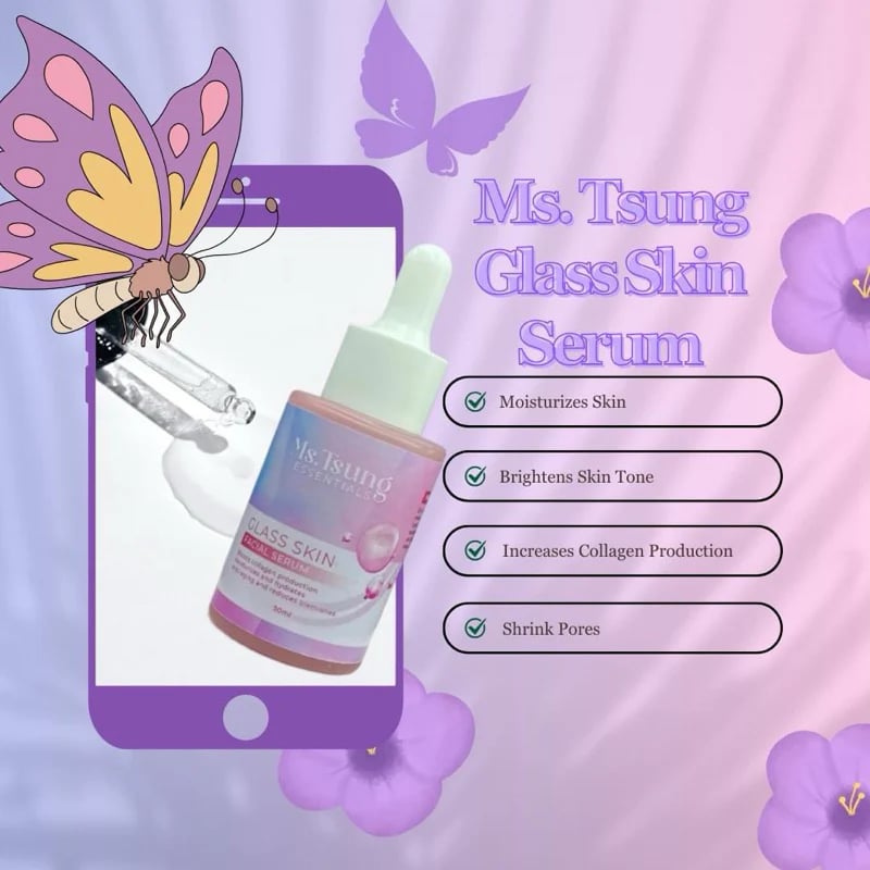 Original Ms. Tsung Essentials Glass Skin Facial Serum 30ML ...