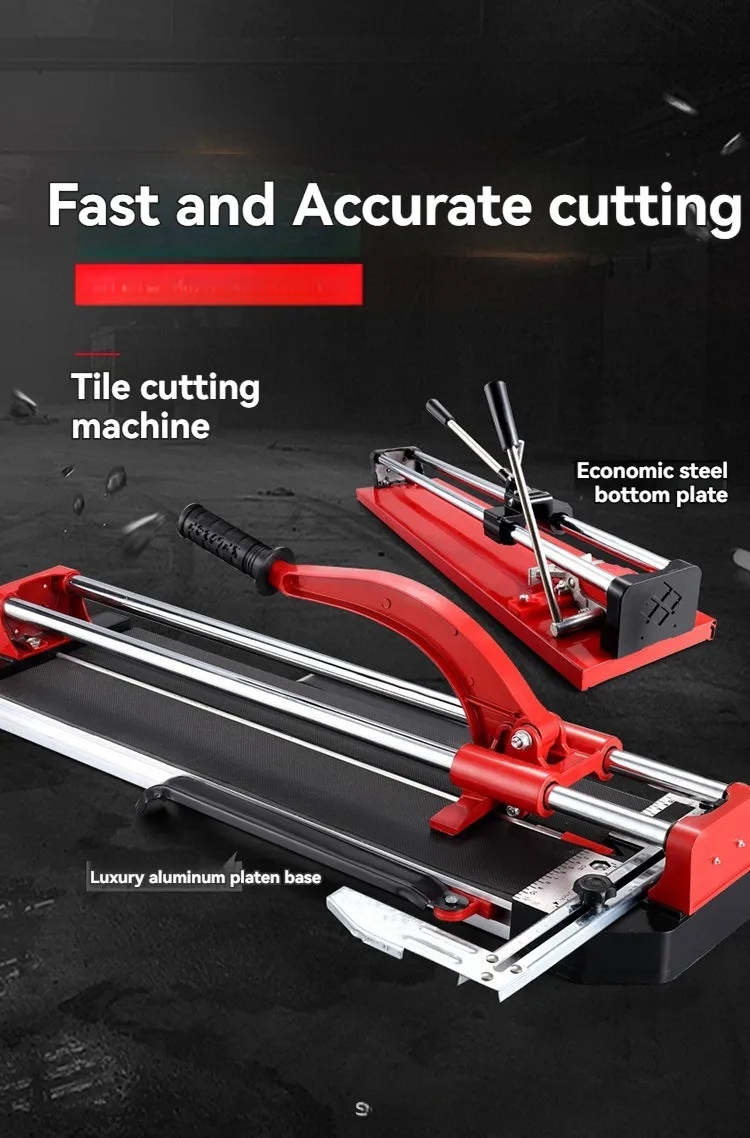 400-600MM Heavy Duty Manual Tile Cutter Industrial Grade Metal Cutting ...