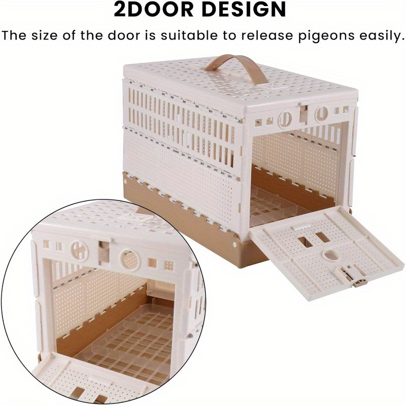 Foldable Pigeon training box Plastic T-box Pigeon cage loft | Shopee ...