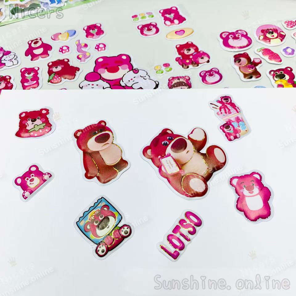 Colorful Double- layer 3D Bubble stickers for kids Sticker Cute Fun ...