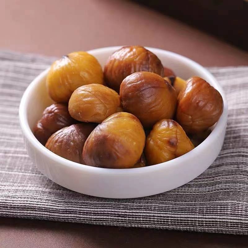 [BUY1 TAKE1] 100g Premium Gourmet Roasted Peeled Chestnuts Ready-to-Eat ...