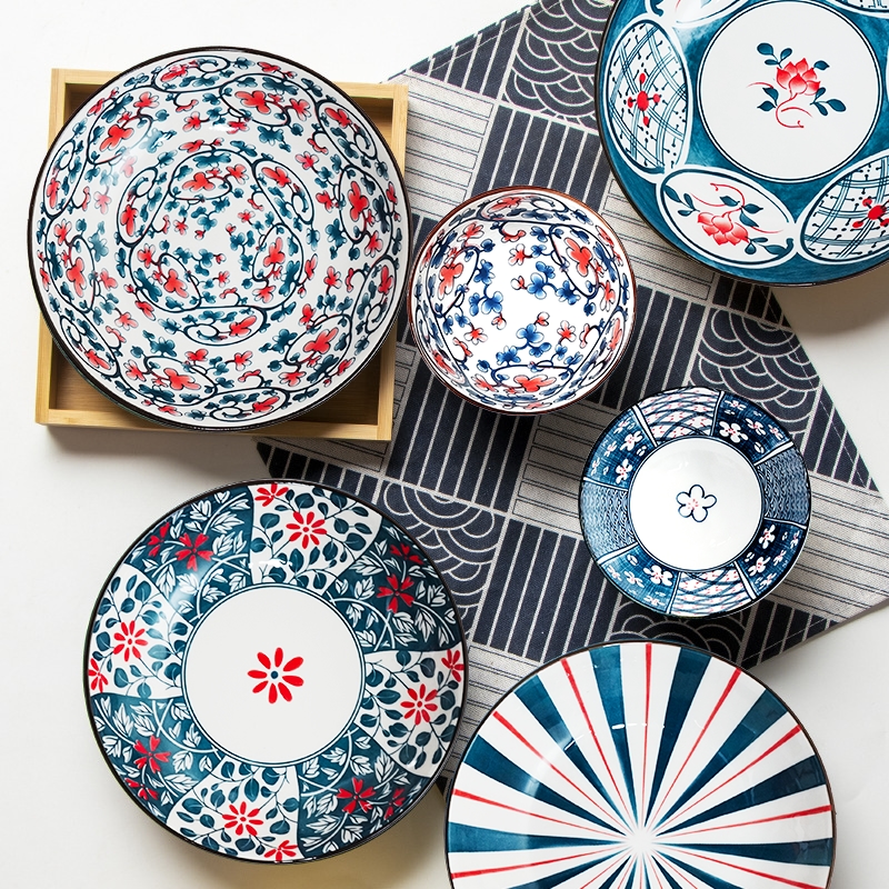 [COD] Luxury Handicraft Plate and Bowl Set/Ceramic Dinnerware Set ...