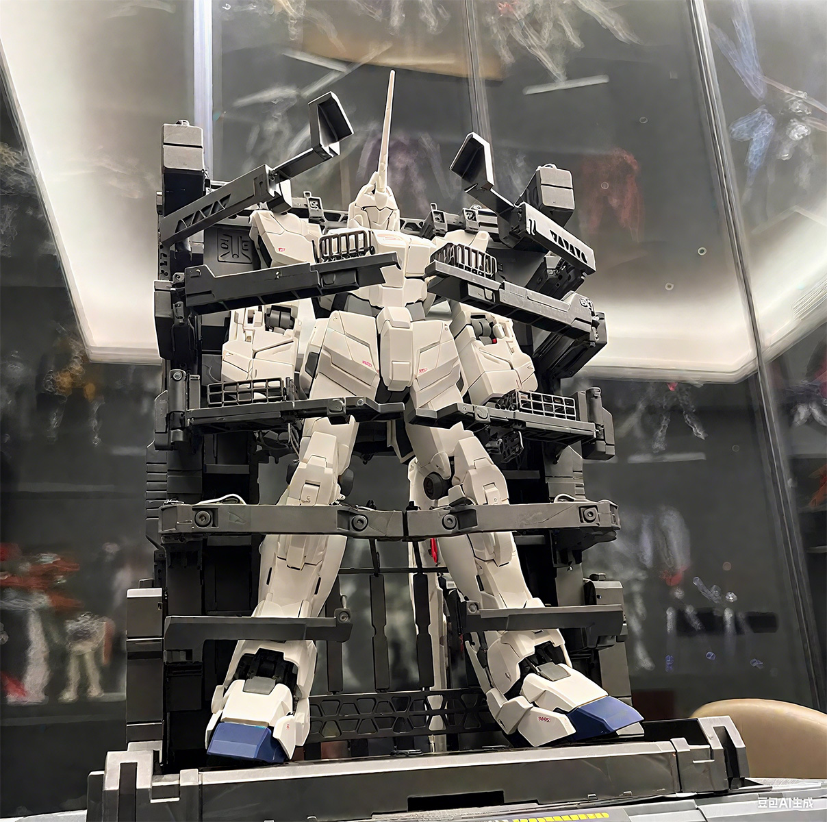 YAMADA No.1686 Connectable Display Base,VT-131-3 MG 1/100 Base garage ...