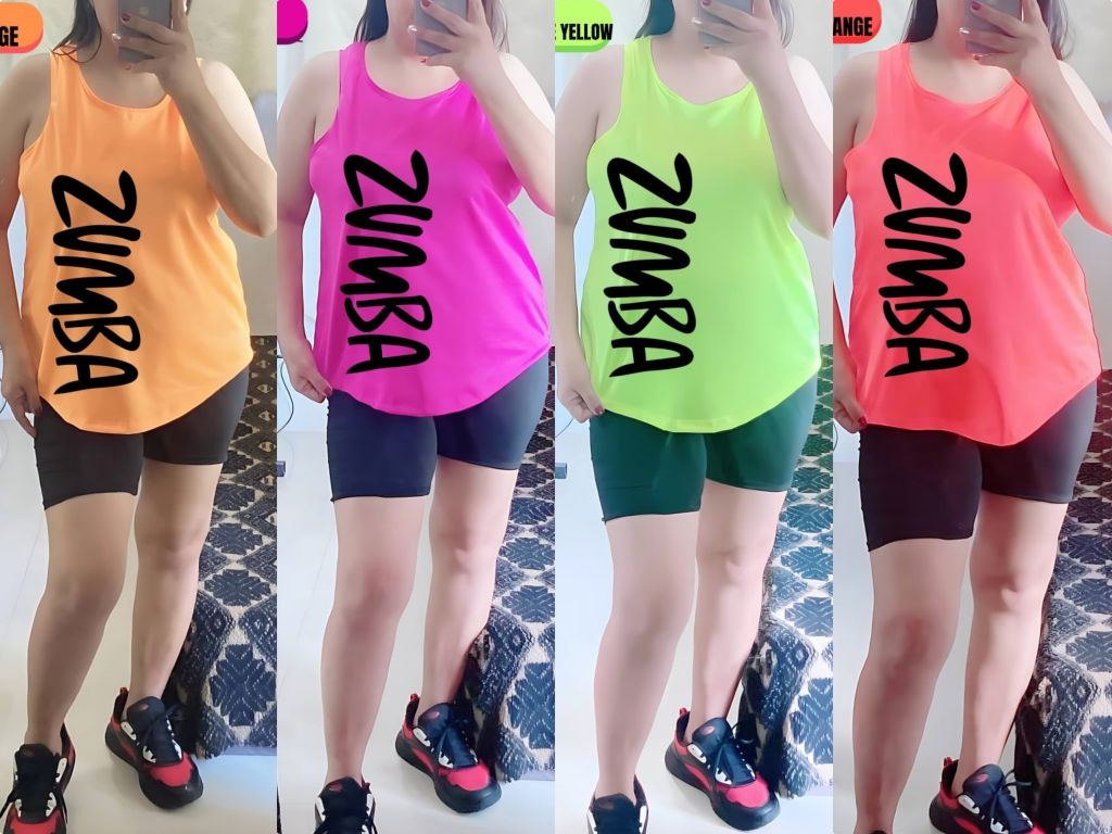 ZUMBA SANDO SLEEVELESS DRFIT FABRIC DANCE/ZUMBA | Shopee Philippines