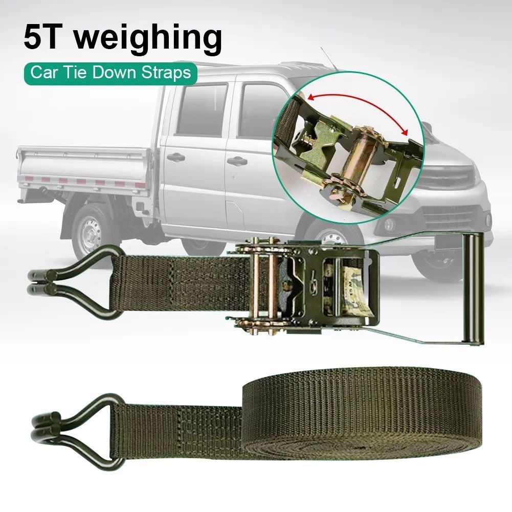15M Truck Binding Belt Heavy Duty Adjustable Vehicle Ratchet Tie Down ...