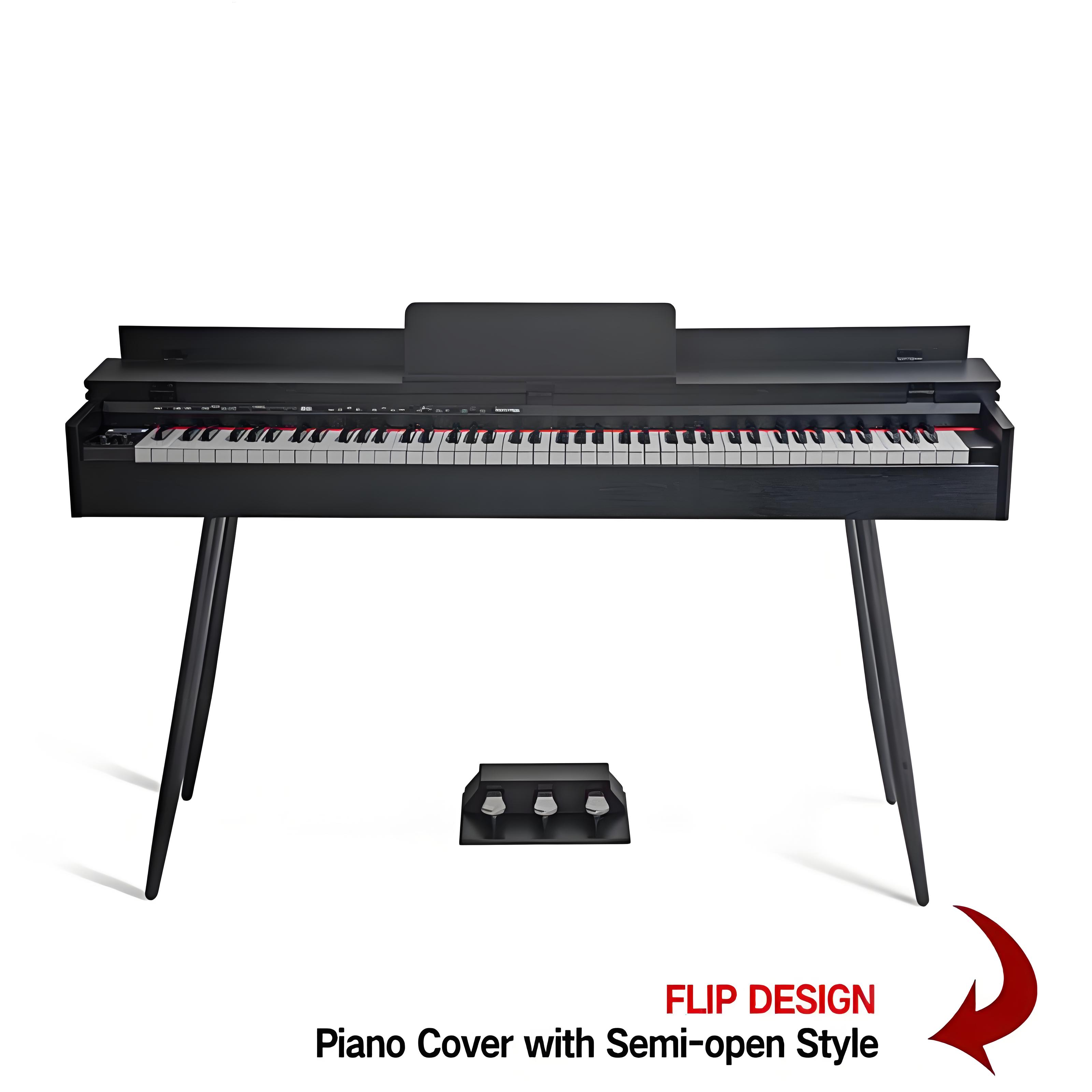 88 Keys Piano Keyboard Fully Weighted Keyboard Pro-Level Touch ...