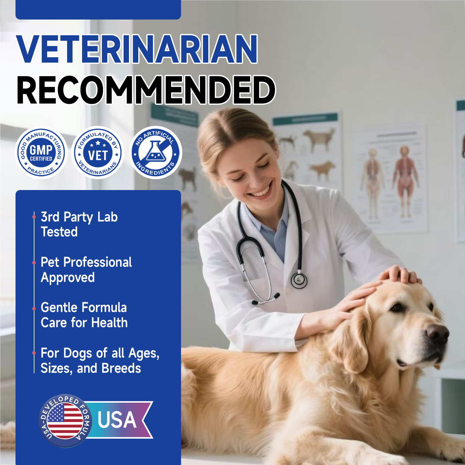 Popoo Seasonal Allergy&Immune Support Softgels,Gut Health for Dogs of ...