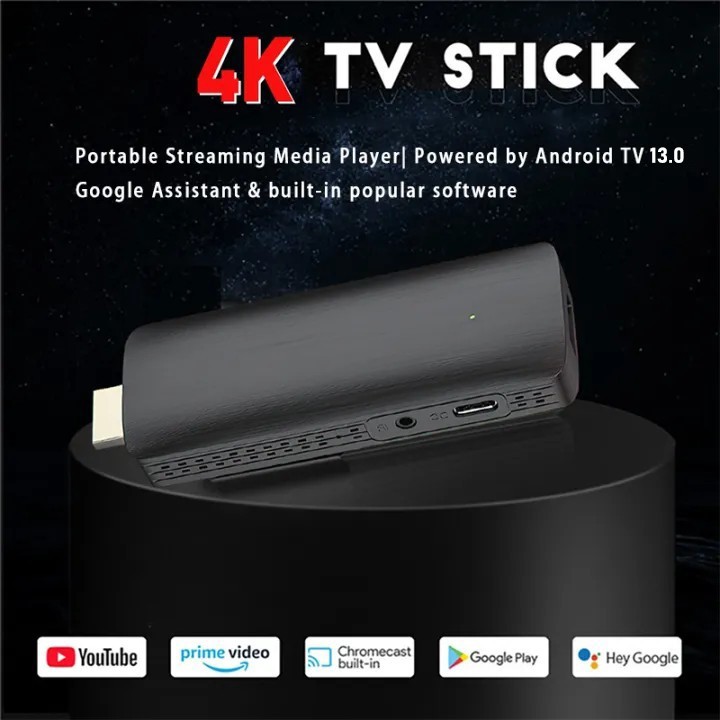 TV Stick 4K HD Mini TV Boxes Android 5G WIFI HDMI Smart TV Media ...