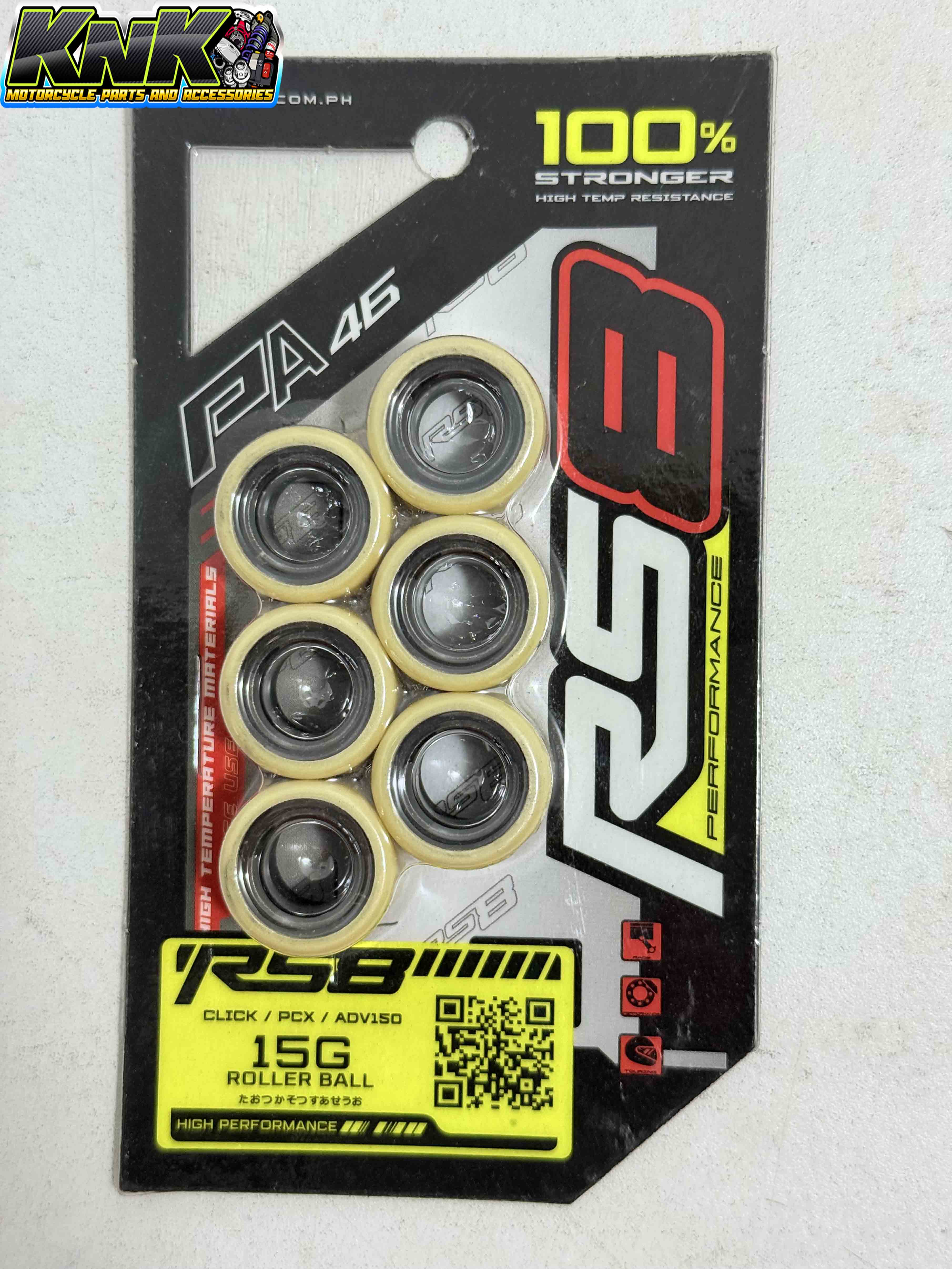 RS8 RACING PULLEY BALL HONDA CLICK ADV PCX 100% TAIWAN TECHNOLOGY ...