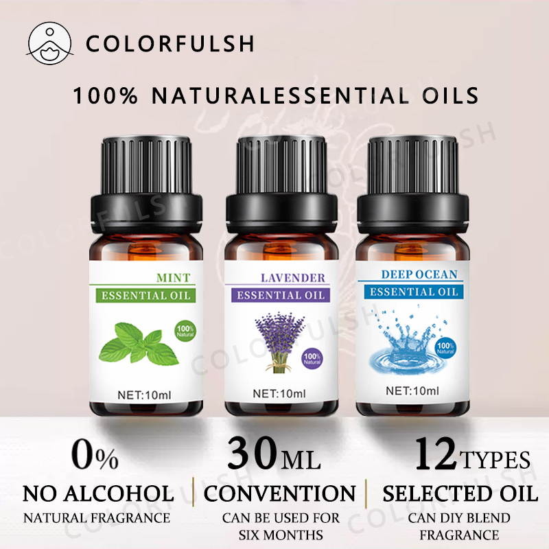 30ML 100% Fragrance Essential Oil For Aroma Humidifier Nature Plant ...