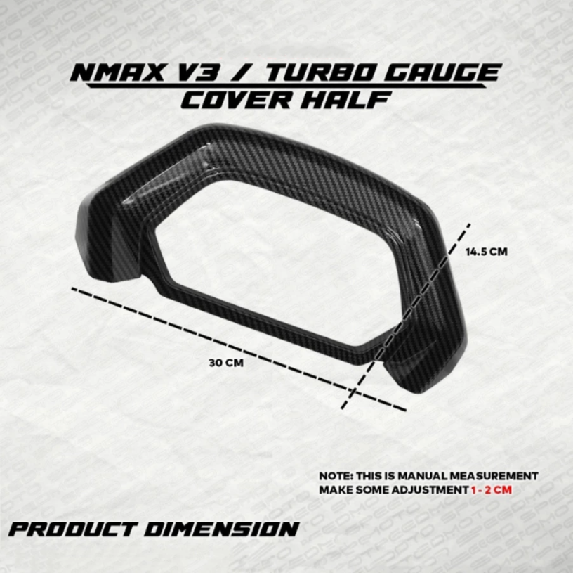 Yamaha Nmax V3 & Turbo Techmax Gauge Meter Cover Panel - Glossy or ...