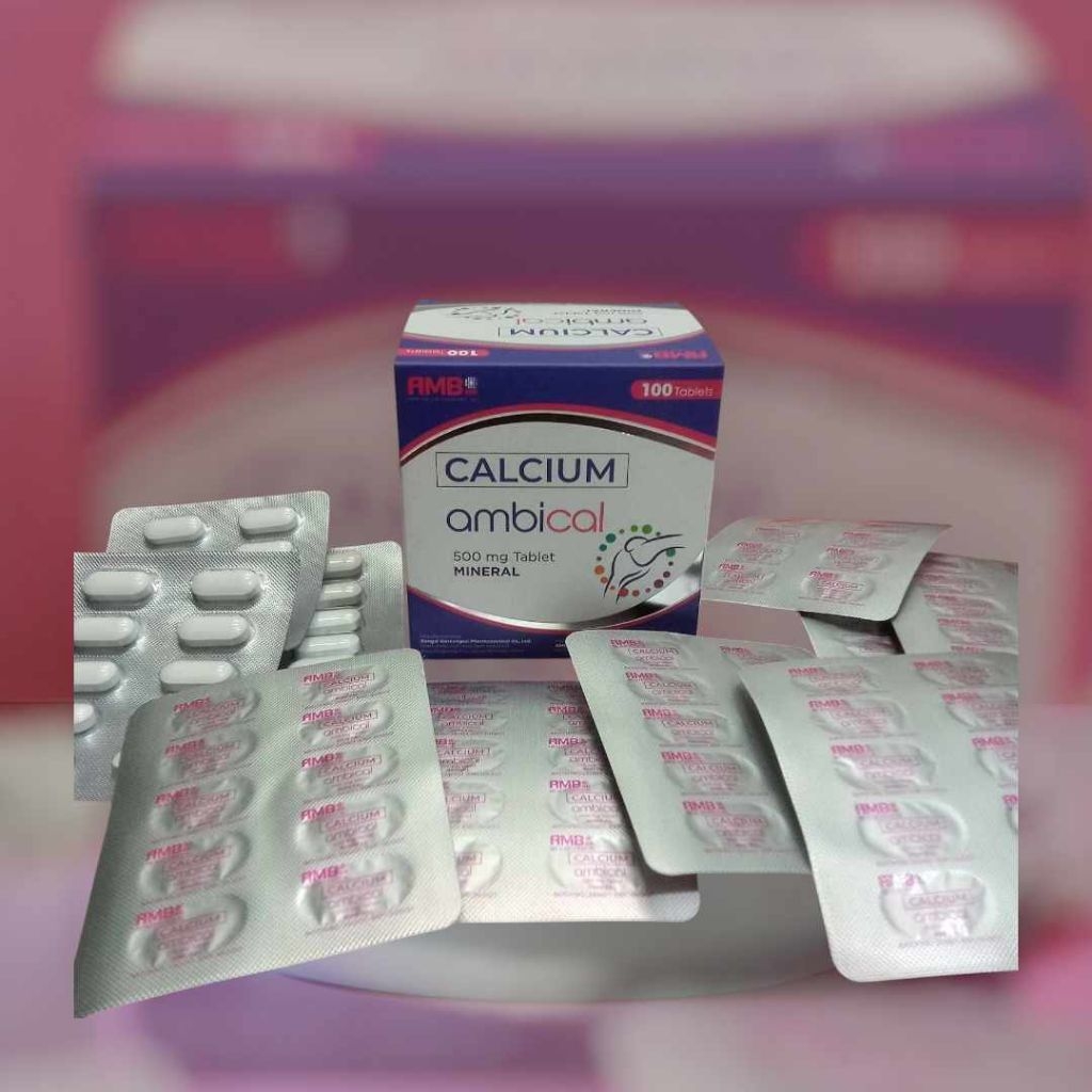 AMBICAL CALCIUM 500mg TABLET 100s | Shopee Philippines