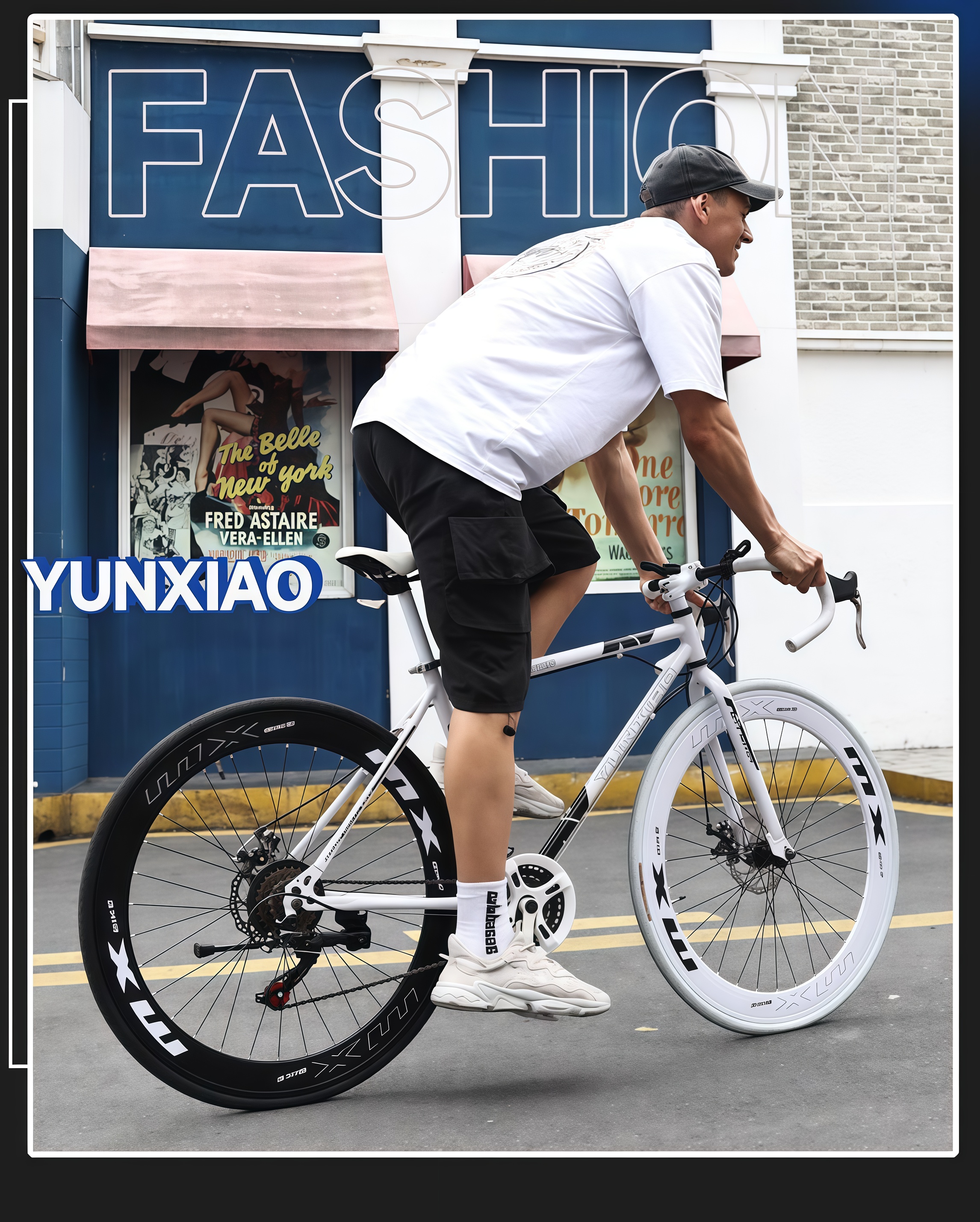 LUANDA Fixie Bikes Steel Frame Bike Road Bike Alloy Wheels 700×23c ...