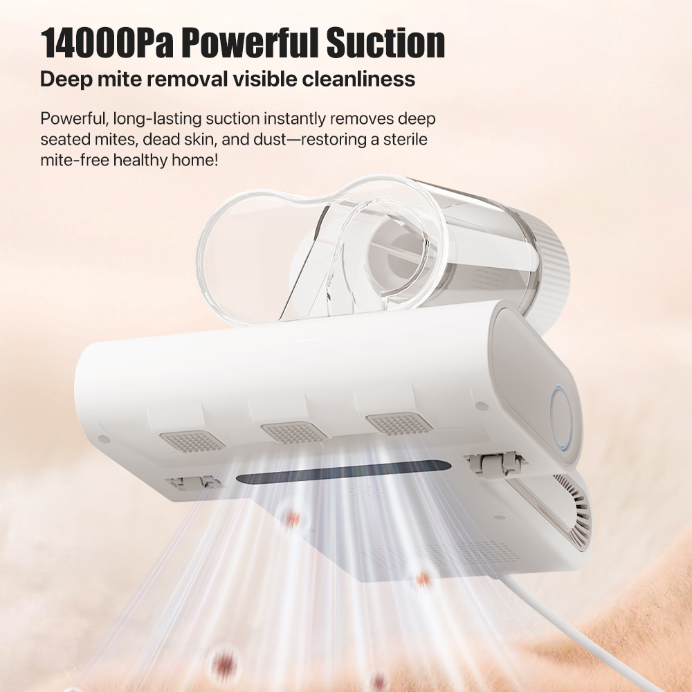 Haier Y201 Dust Mite Vacuum Cleaner with UV 14000PA Strong Suction Vocuum for Bed and Sofa ...