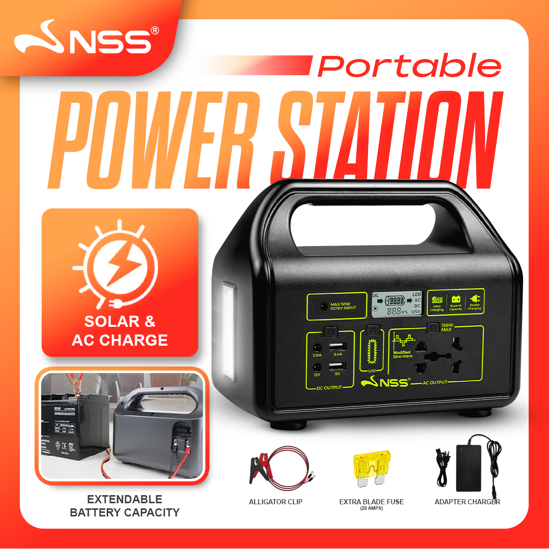 NSS 220V 150W Solar Power Station Multifunction Portable Outdoor Mobile ...