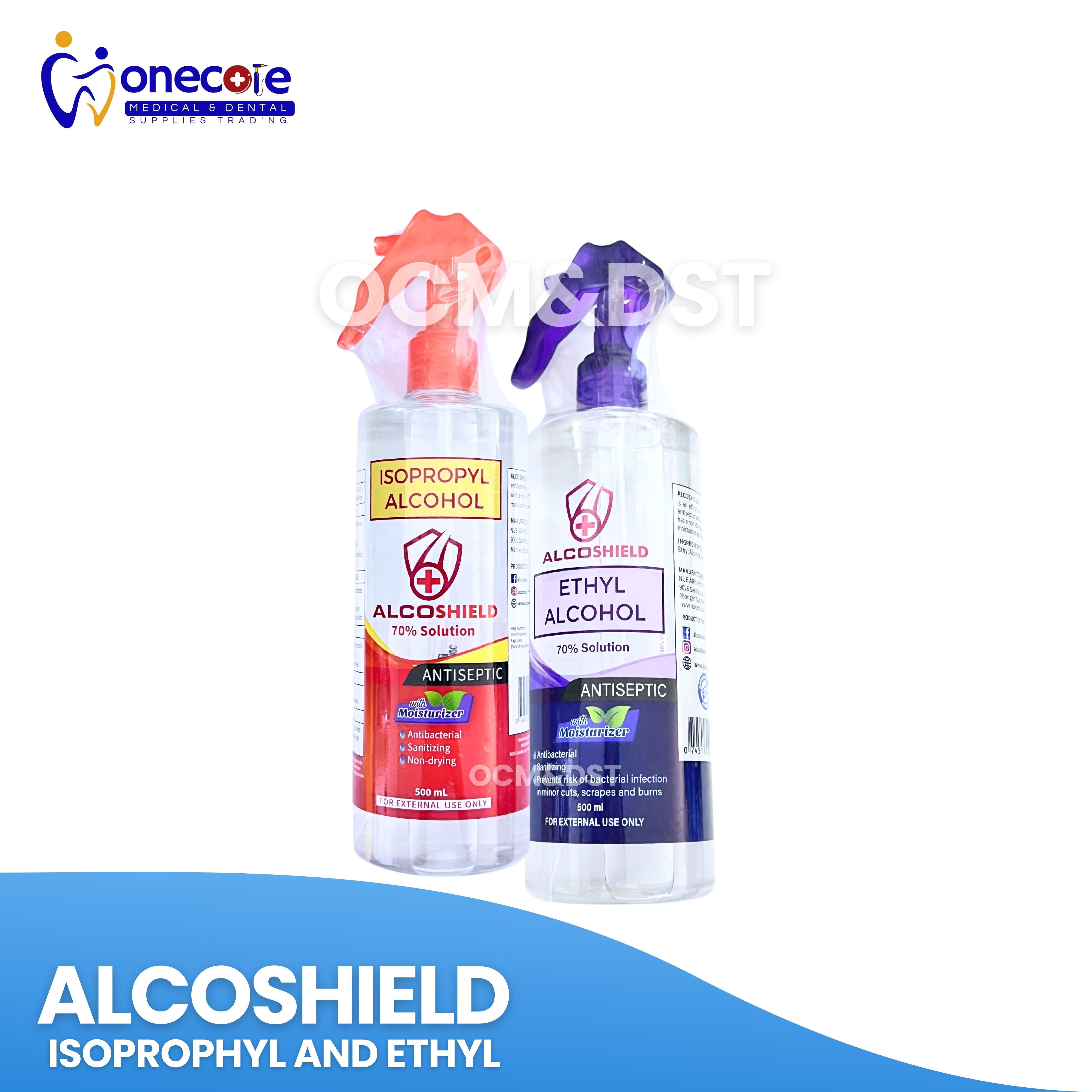 Alcoshield Isopropyl & Ethyl 70% [Spray Bottle] 500ml | Shopee Philippines