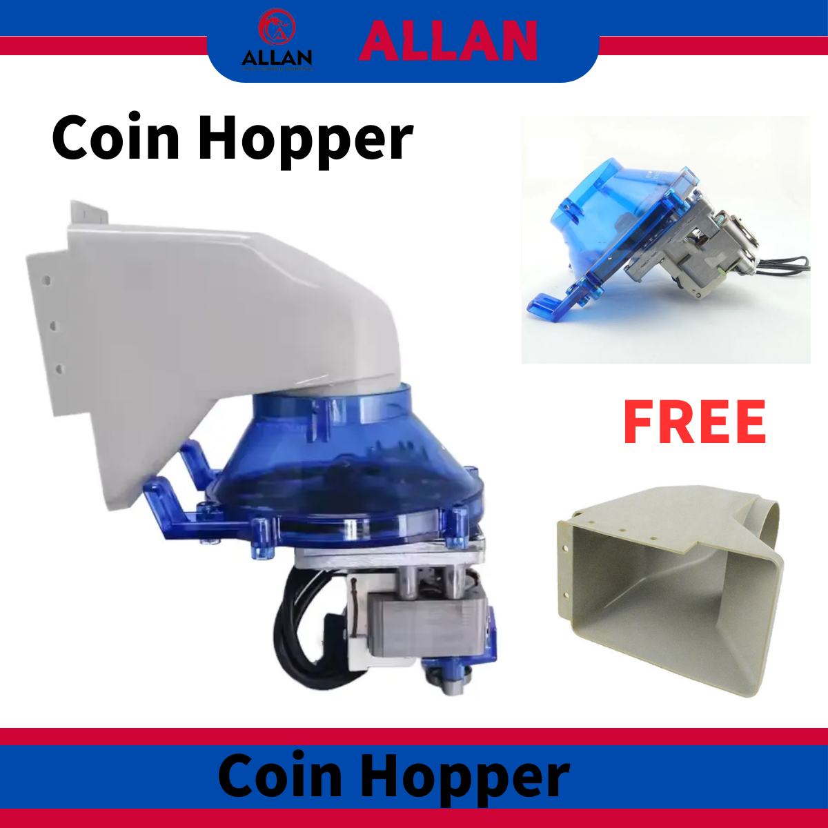 Allan COIN HOPPER FOR COIN COUTER / COIN SORTER / PISONET / PISO WIFI ...