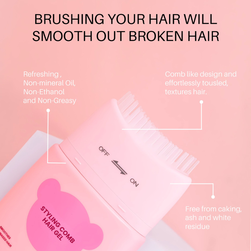 GLO21 Styling Comb Hair Gel 80ML Suitable For Children and Adults Long ...