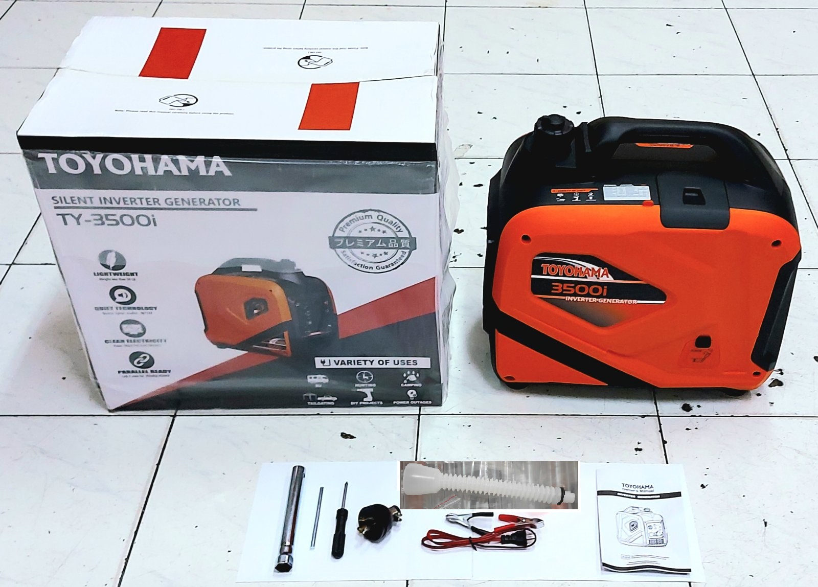 TY3500i Toyohama Gasoline Generator Inverter Type SUPER SILENT ...