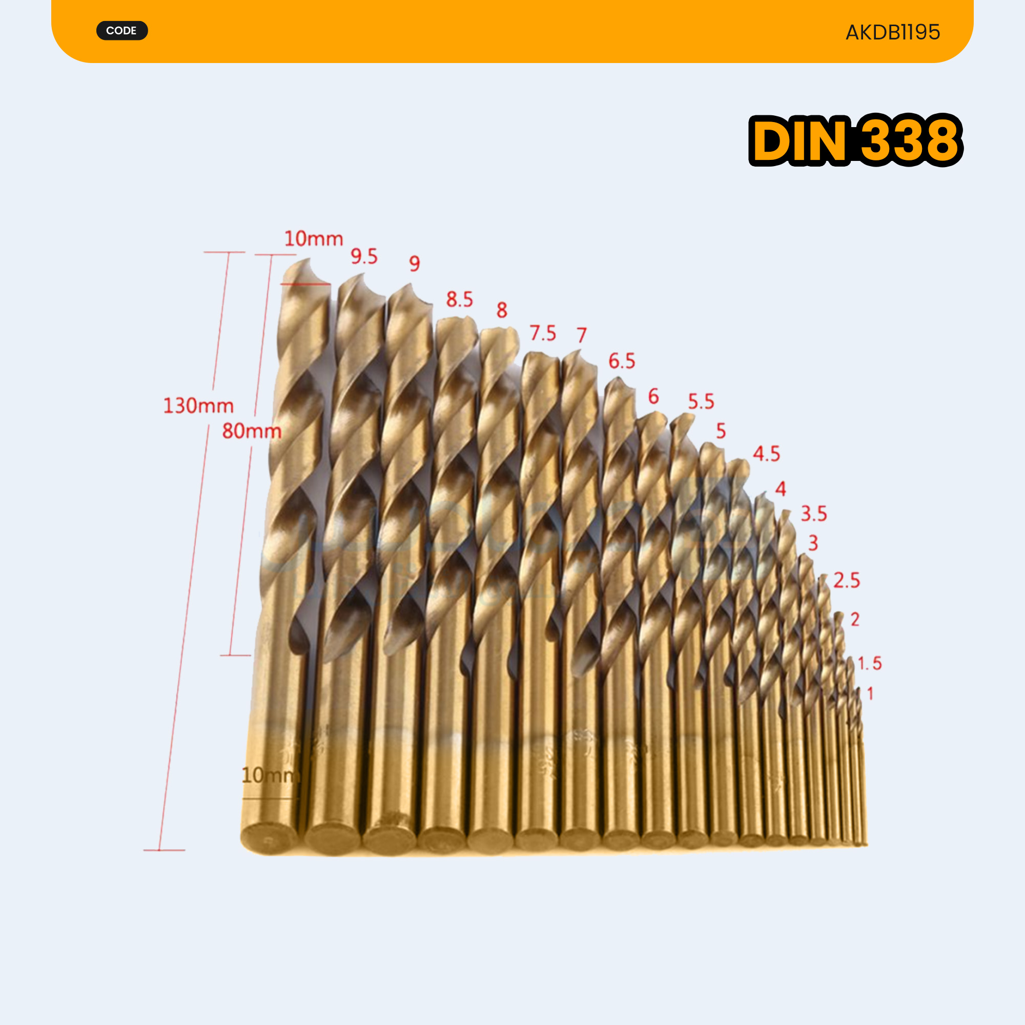 INGCO 19pcs Metal HSS Drill Bit SET 1-10mm AKDB1195 - IHT | Shopee ...