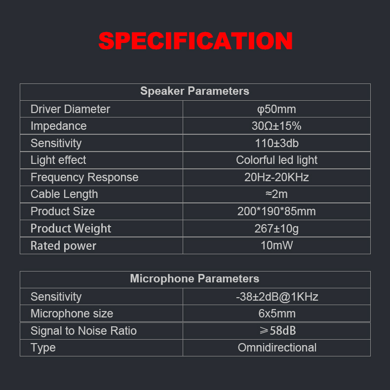 Inplay H20 RGB Wired Headset RGB Light Gaming Headset Headphones With ...