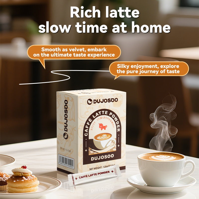 DJS Classic Latte 3-in-1 Instant Coffee Premium Arabica coffee beans 8 ...