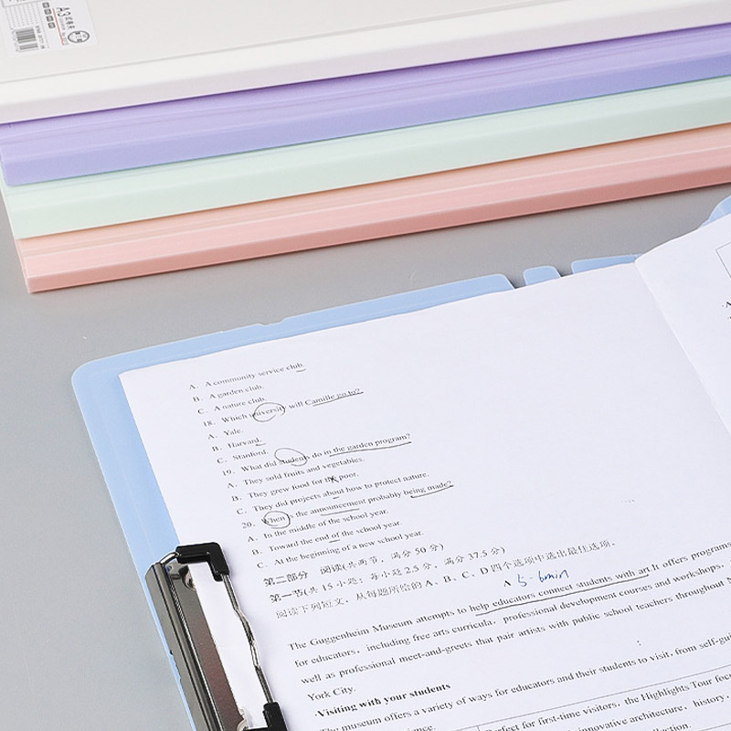 A3 Test Paper File Folder with Strap | Waterproof & Durable ...