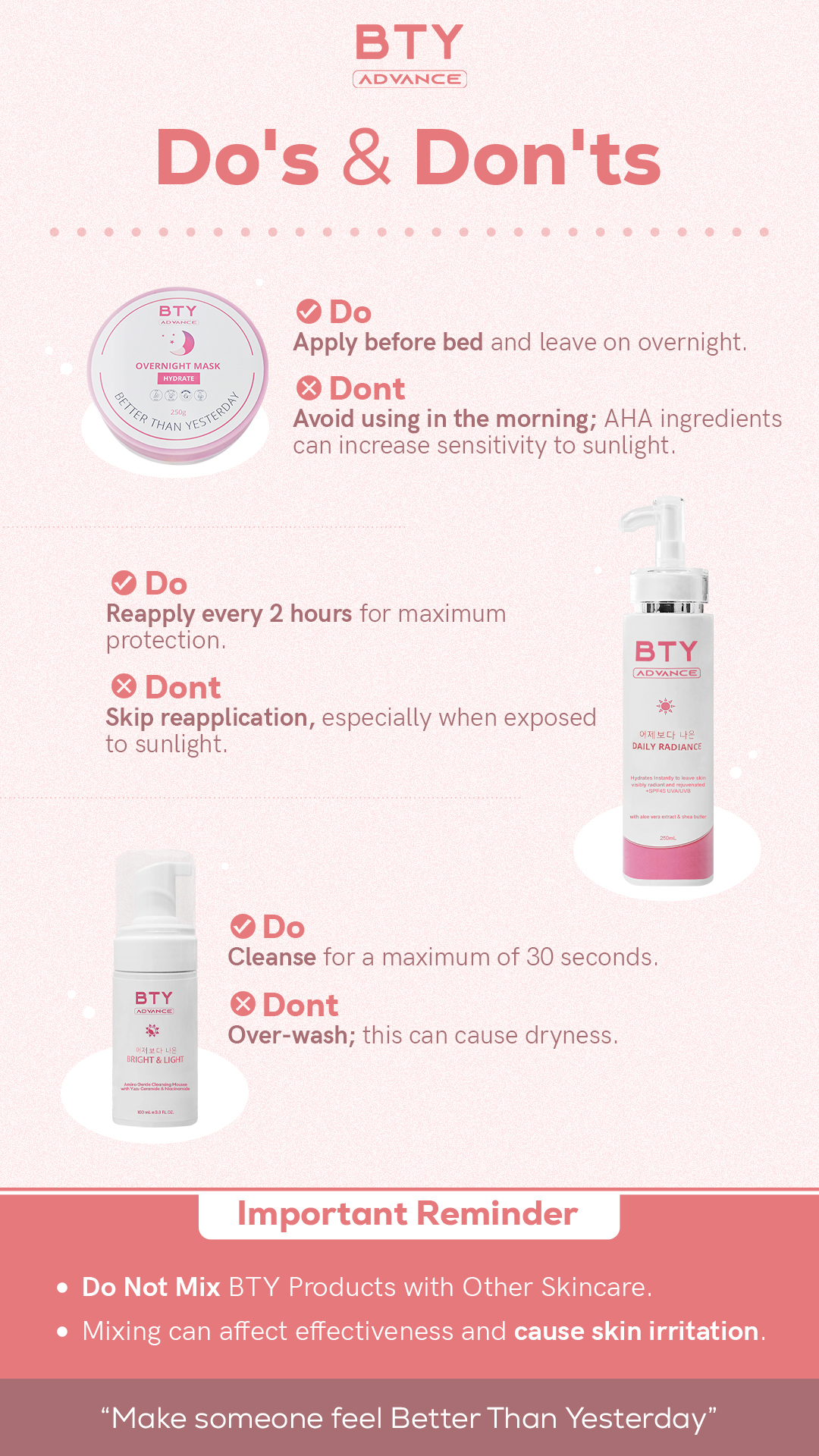 BTY ADVANCE COMPLETE SKIN CARE SET (OM+DR+IG+SS+BL) | Shopee Philippines