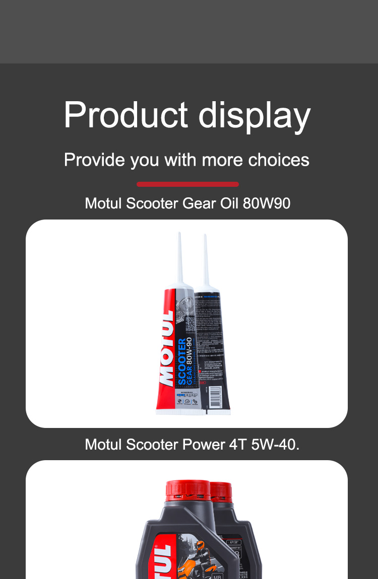 MOTUL SCOOTER 1L 4T SAE 10W-40 Fully Synthetic 1 Liter 4 Stroke ...