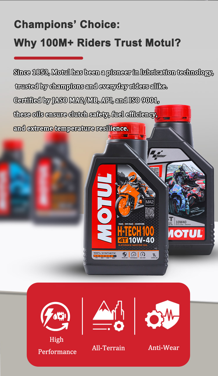 MOTUL SCOOTER 1L 4T SAE 10W-40 Fully Synthetic 1 Liter 4 Stroke ...