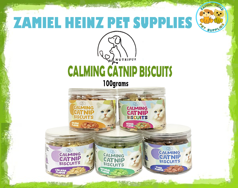 CALMING CATNIP BISCUITS for Cats | 100grams | Shopee Philippines