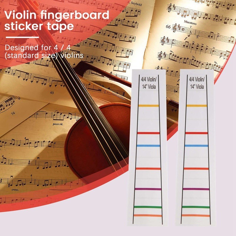 Violin scale sticker violin auxiliary sticker training scale non ...