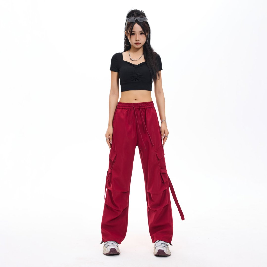 Cargo Pants For Women Plus Size High Waist Street Style Baggy Pants 4 ...