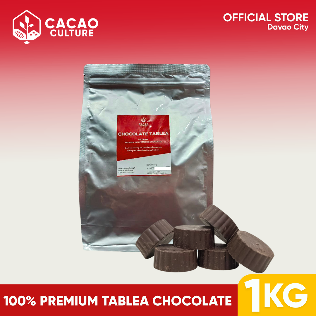 Cacao Culture 100% Pure Cacao Tablea 1kg – Pure Chocolate Tablets ...