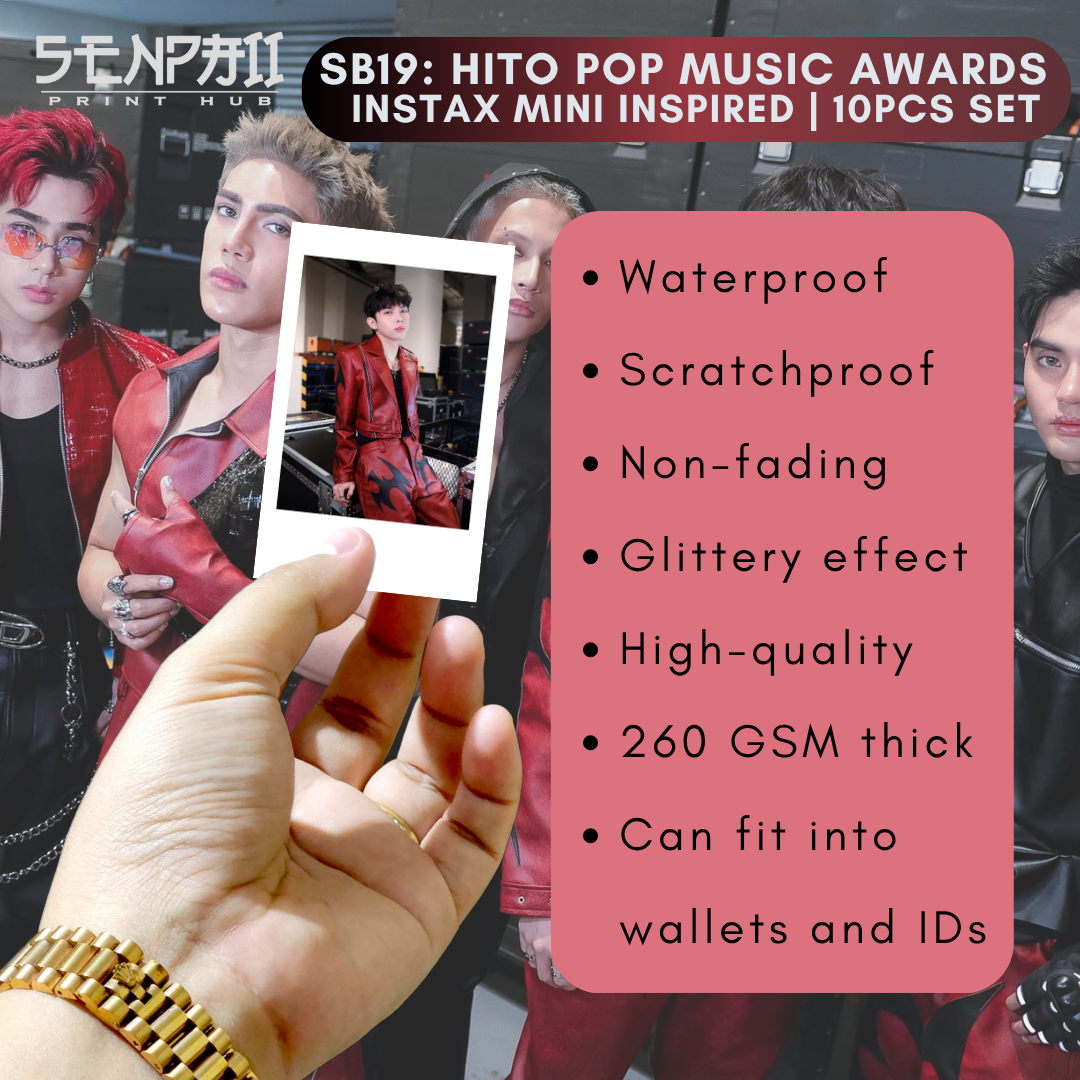 SB19: HITO POP MUSIC AWARDS | INSTAX MINI INSPIRED PHOTOS | Shopee ...