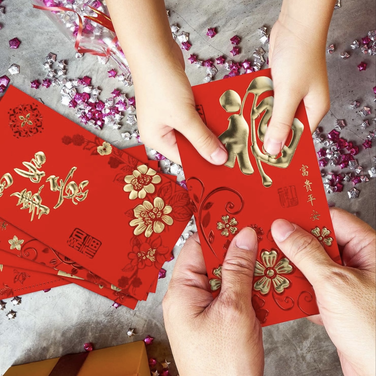 30PCS/PACK Angpao Red Packet Money Envelope chines red envelopes Ampao ...