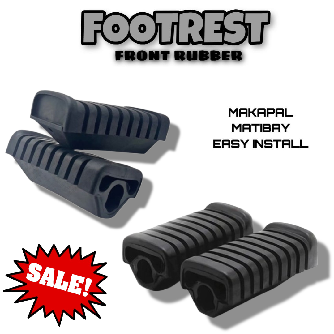 SUZUKI SMASH 115 F - Footrest Front Rubber | Black Color ( 1 pair ...