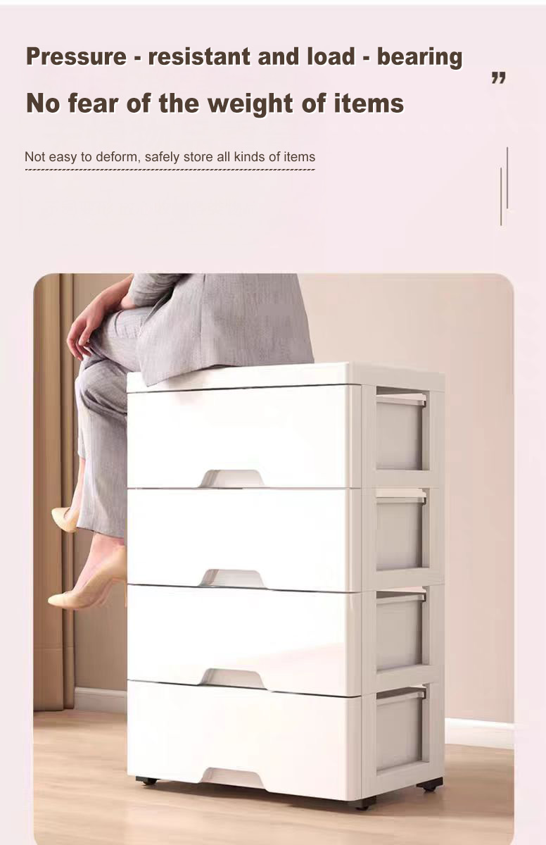 Multi-Layer Plastic Drawer Cabinet Clothes Storage Organizer With ...