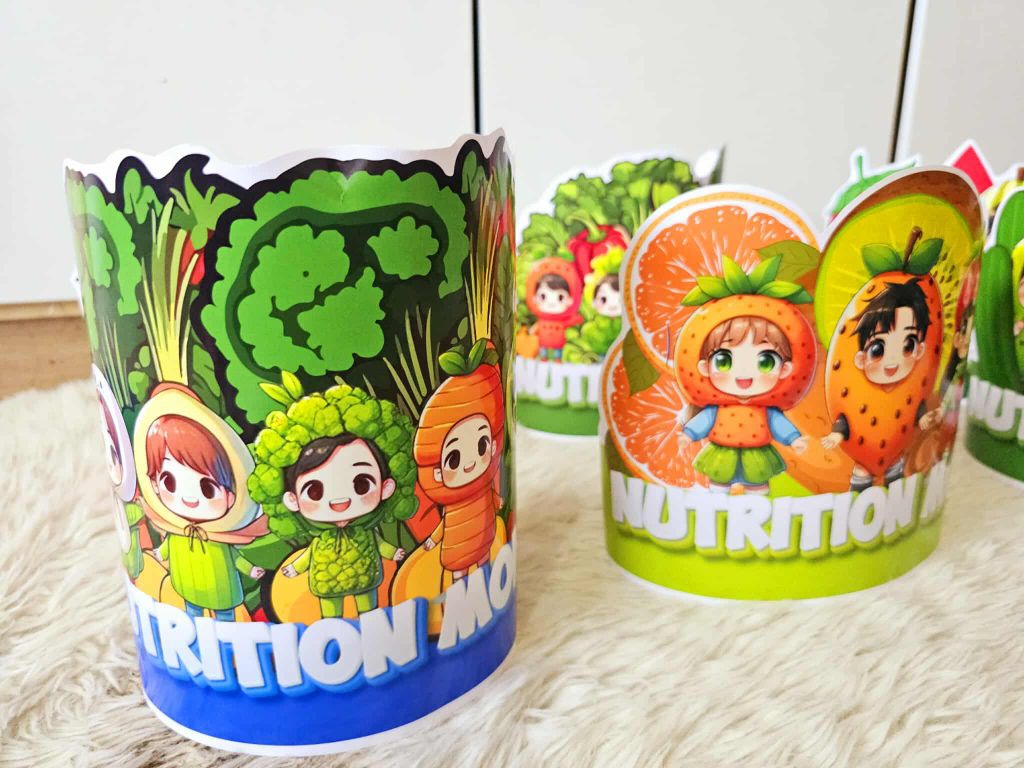 Nutrition Month Healthy Foods Hat Head Dress | Shopee Philippines