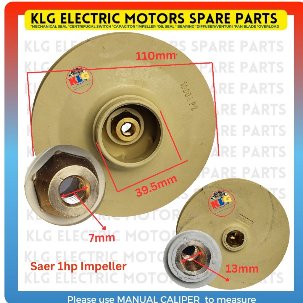 Saer original 1hp impeller water pump | Shopee Philippines