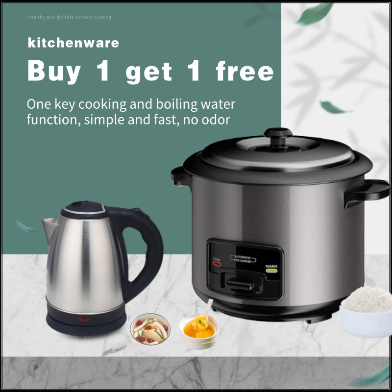 【Buy 1 get 1 free】 Home Rice Cooker Standard Large Capacity 2L Non ...