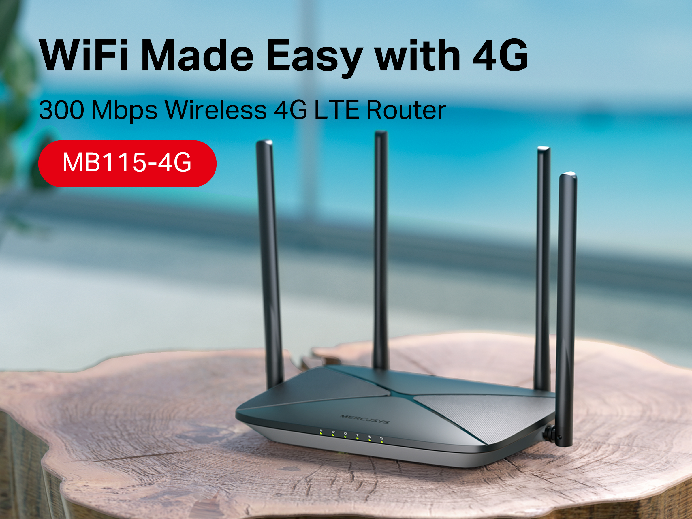 Mercusys Official | MB115-4G | 300 Mbps | Wireless N | 4G | LTE | Wi-Fi ...