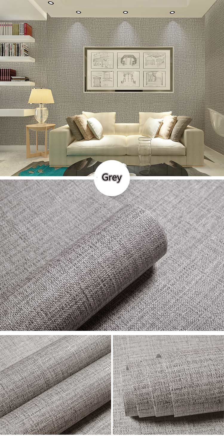 Ultra Textured Linen Wallpaper Self-Adhesive - Premium Natural Look ...