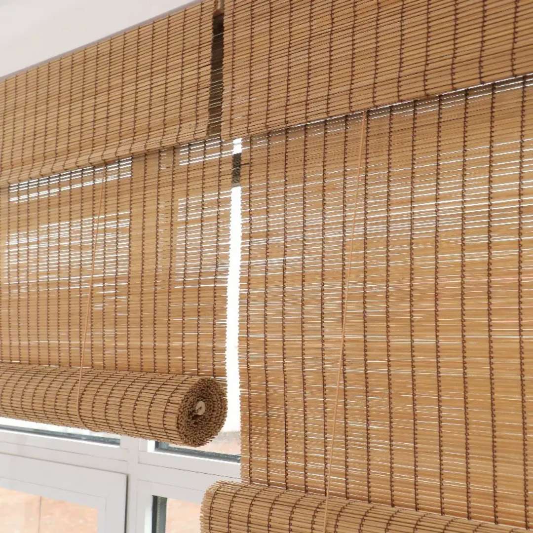 Roller Native Bamboo Blinds Kitchen Bedroom Study Living Room Cutains ...