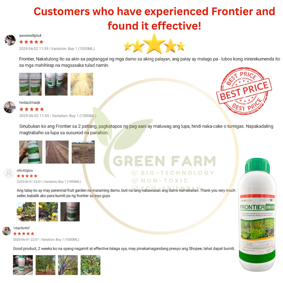 [TOP SALE] FRONTIER 200 OD Herbicide (1 Liter) Cyhalofop-Butyl Post ...