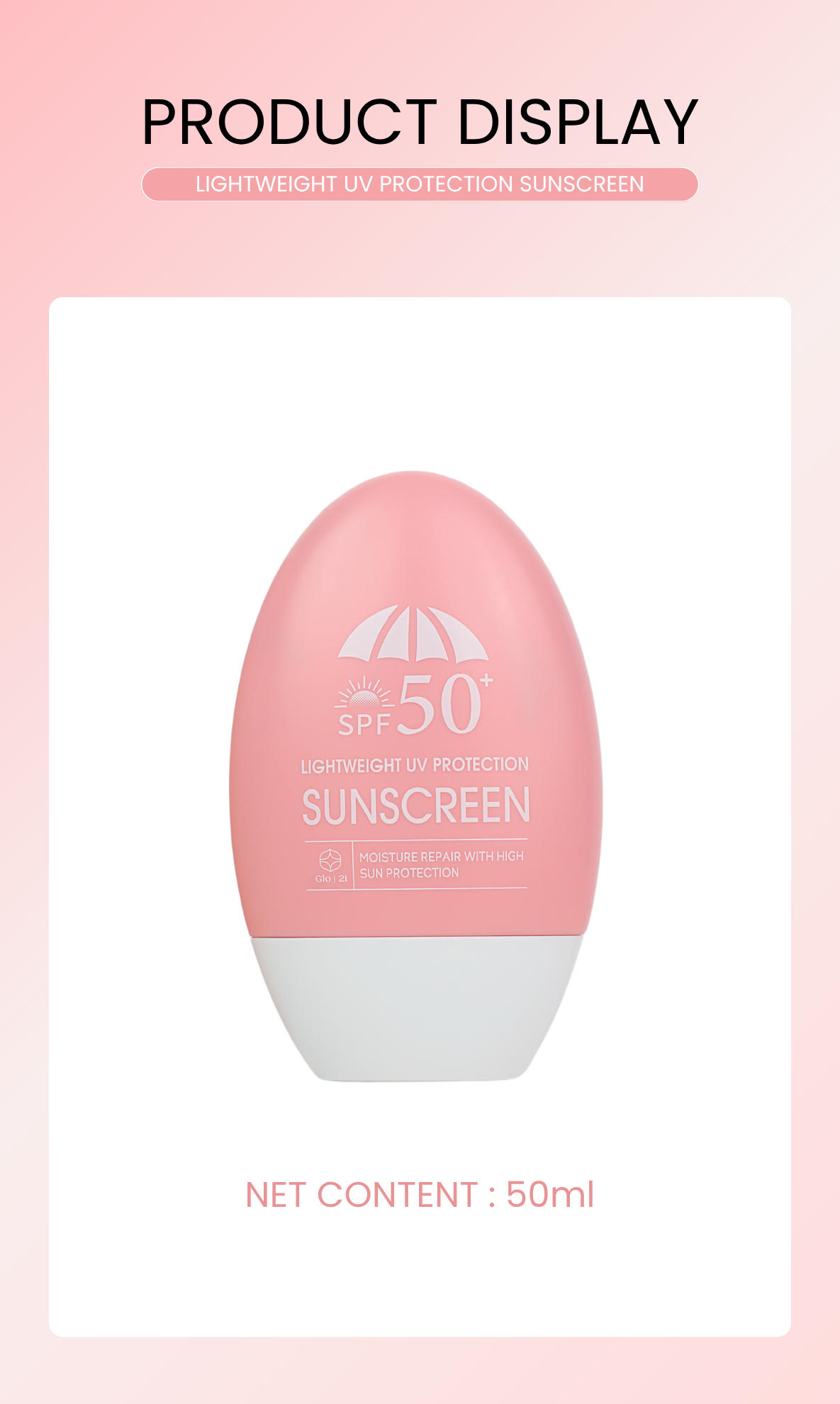 [FDA approved]GLO21 NEW Lightweight UV Protection Sunscreen Moisture ...
