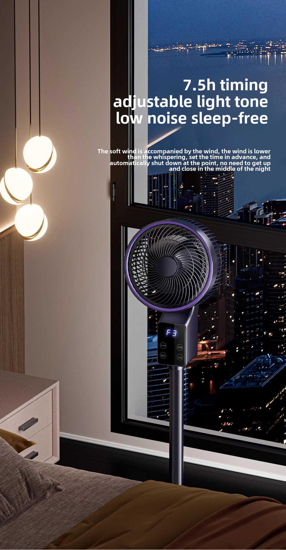 2 in 1 Turbo Air Circulation Fan With Remote Control Adjustable ...